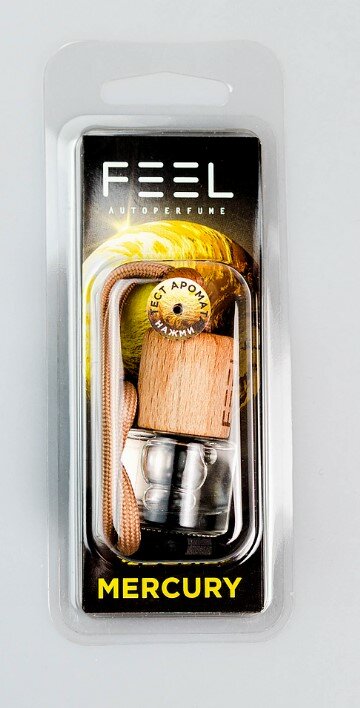 Ароматизатор на зеркало Feel classic бутылочка Mercury блистер