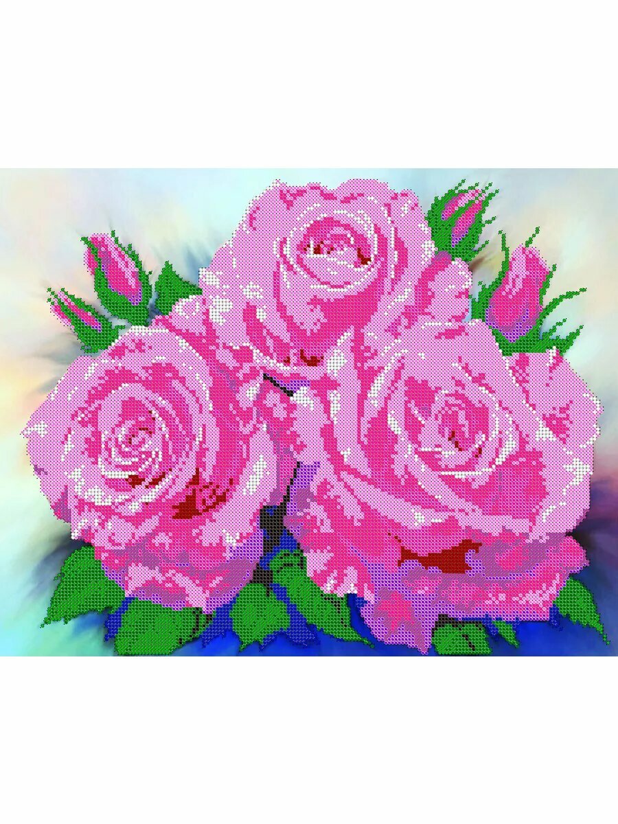 Набор для вышивания бисером 30*38 см