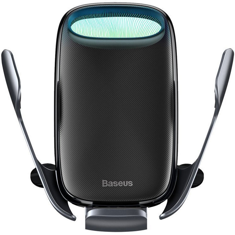 Автомобильное зарядное устройство с беспроводной зарядкой Baseus Milky Way Electric, черный, модель WXHW02