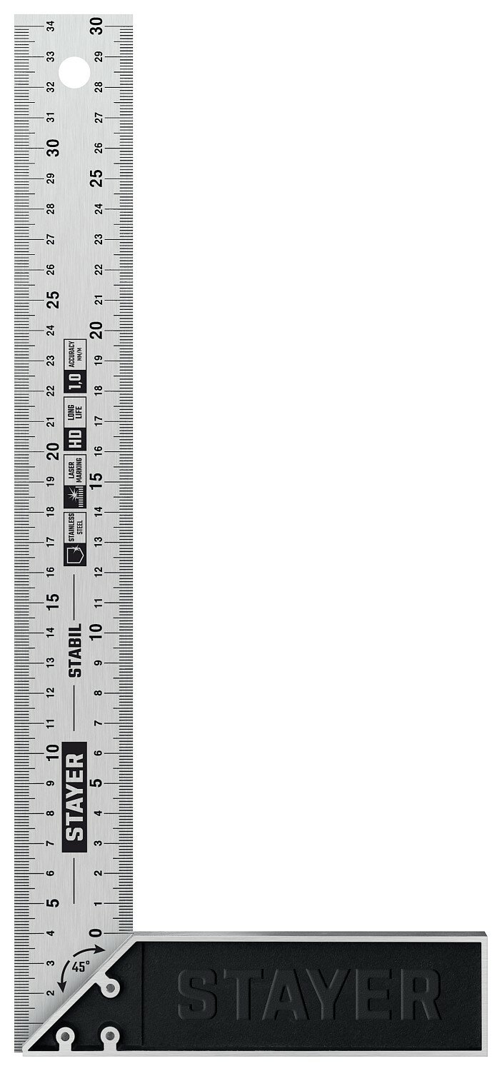 Столярный угольник STAYER STABIL 300мм 3431-30_z02