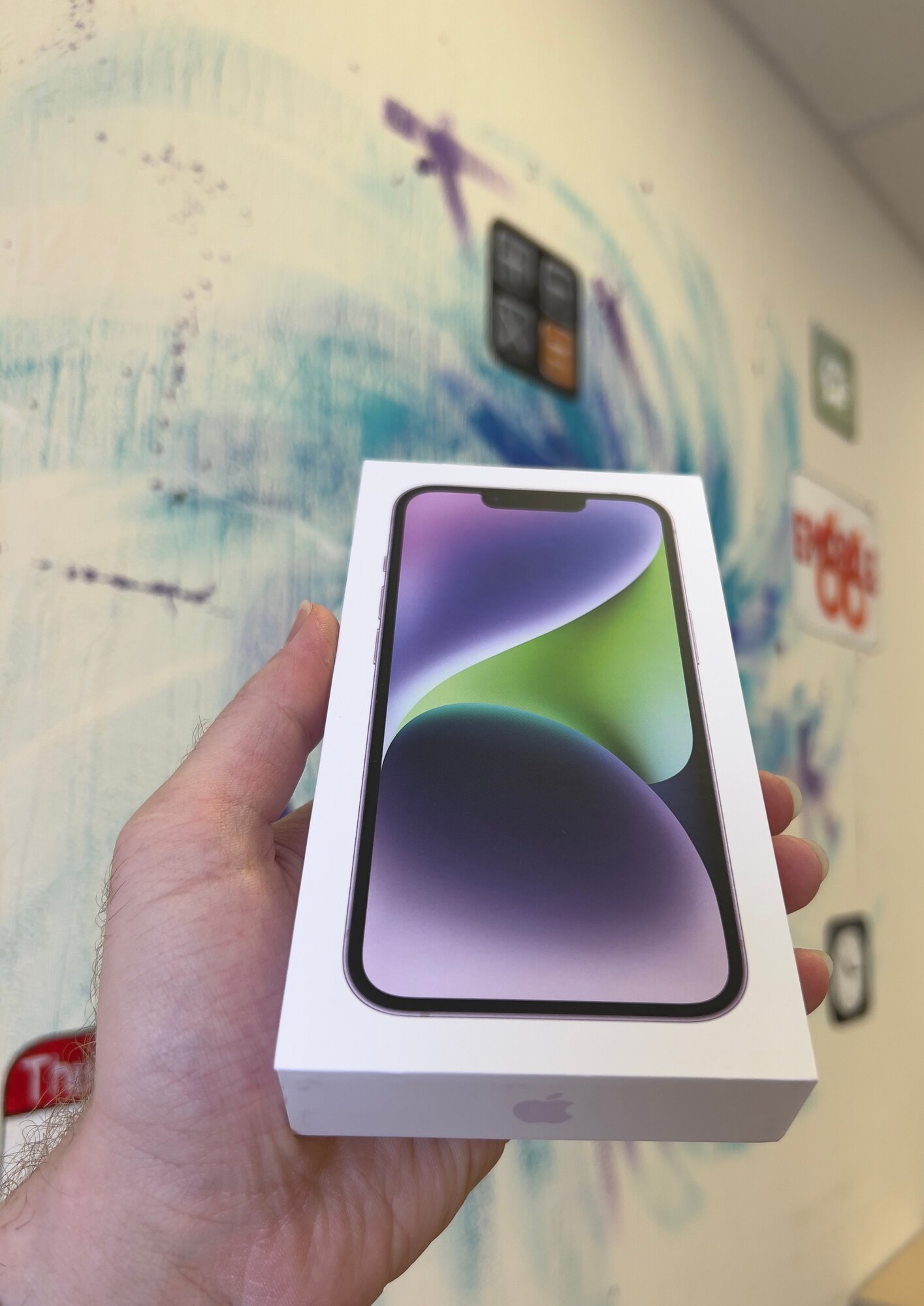 Смартфон Apple iPhone 14 256 ГБ RU, Dual: nano SIM + eSIM, фиолетовый