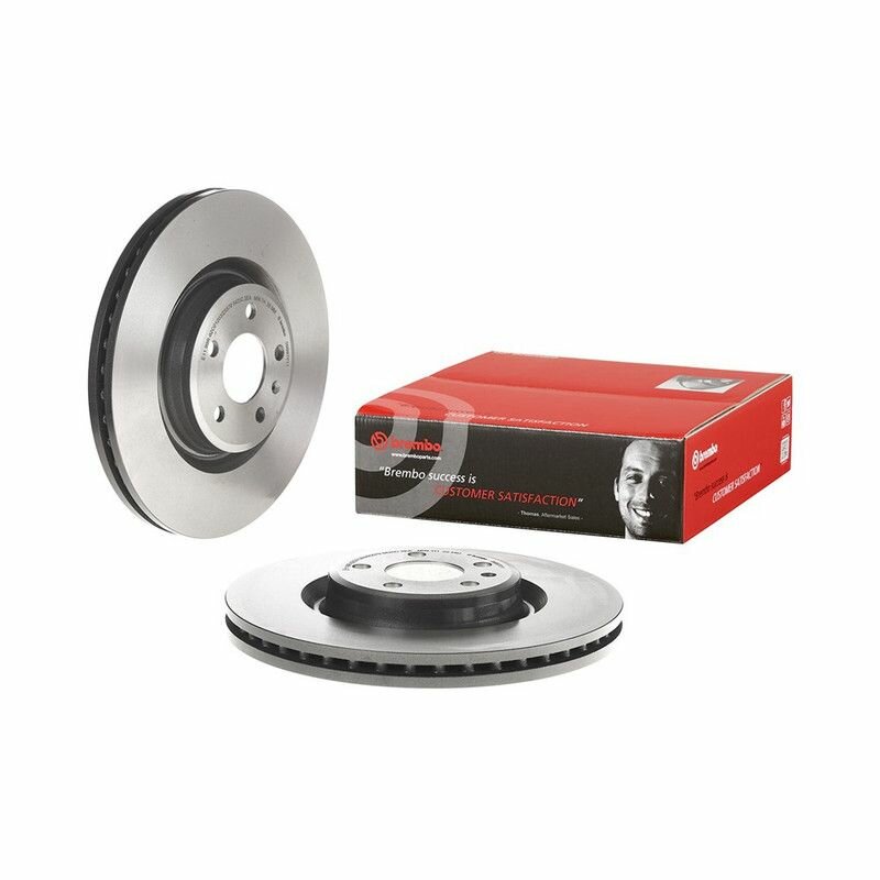 Диск тормозной передний вентилируемый PVT 345 мм, BREMBO 09B97011, для а/м Ауди, Порше