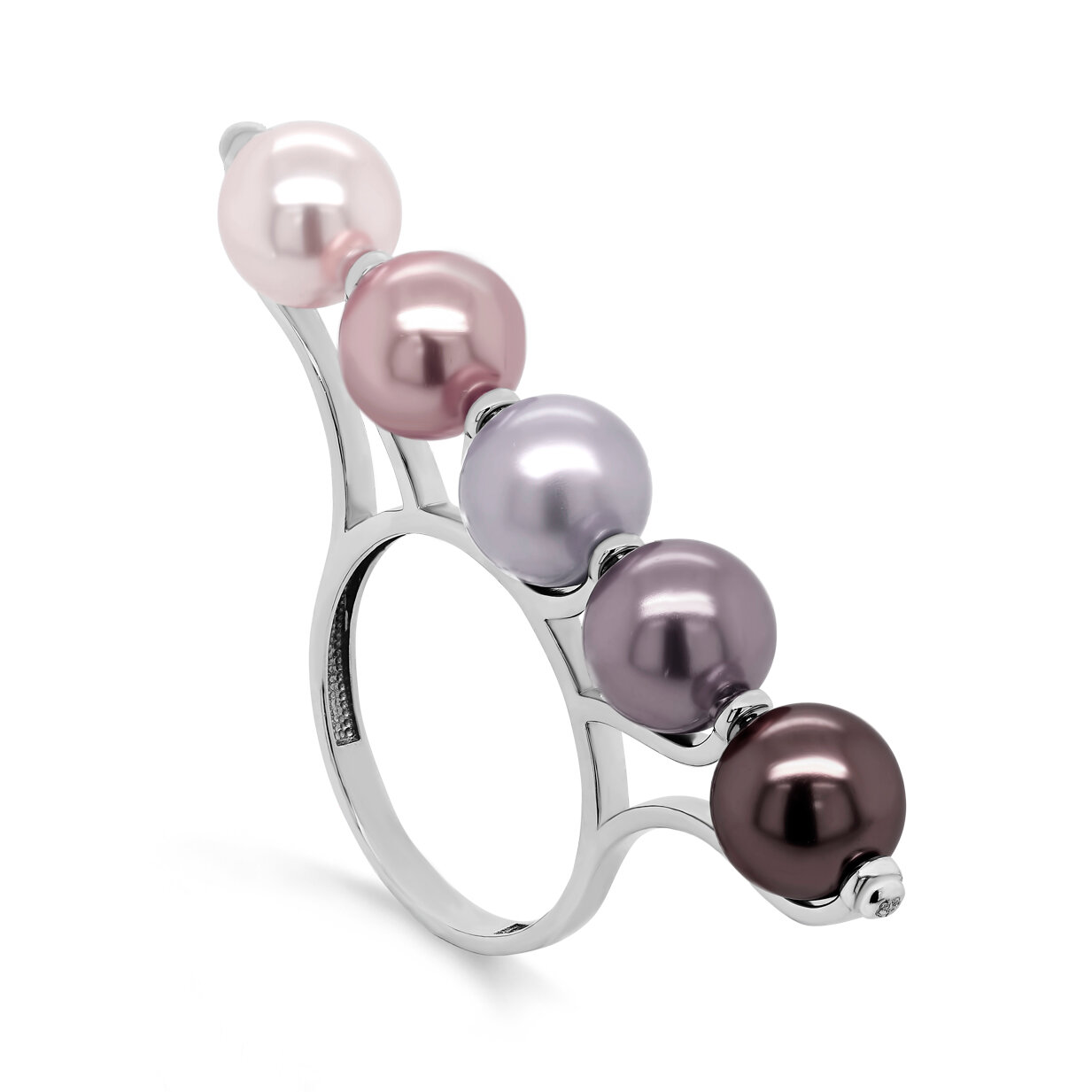 Кольцо, серебро, 925 проба