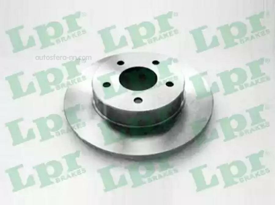 LPR N2004P диск тормозной! задний\ Nissan Primera P12E/Almera Tino V10M 1.6-2.0/2.2Di 00>