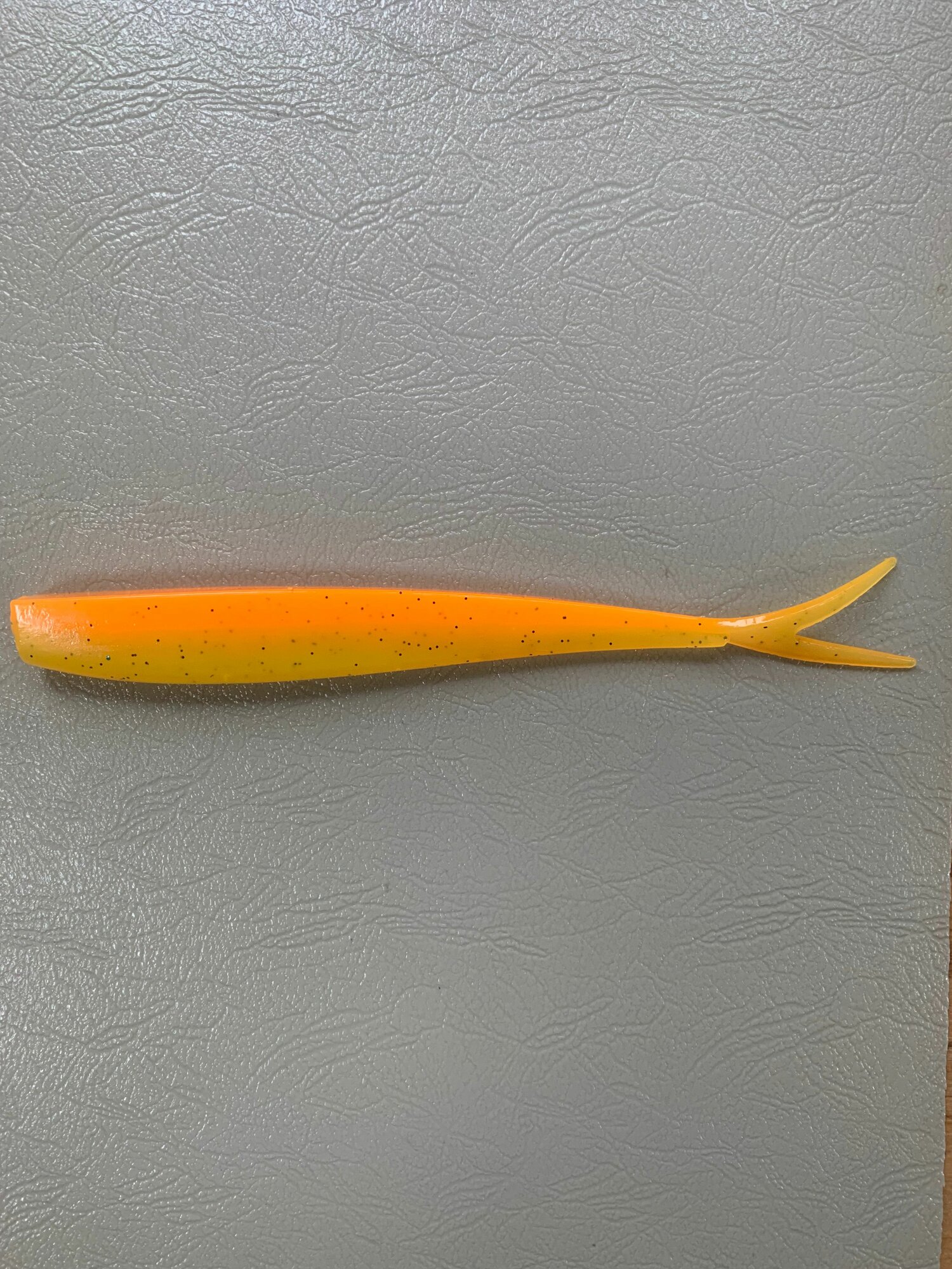 Мягкая крупная силиконовая приманка для рыбалки Pike Slag 21см (свимбейт/ джеркбейт), Оранжево-лимонный (Orange-Lemon), 1 шт.