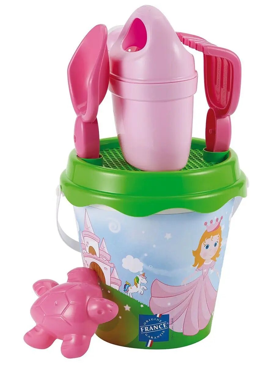 Набор для песочницы Ecoiffier "Принцесса и Единорожка", пластик, 5 предметов, от 2 лет