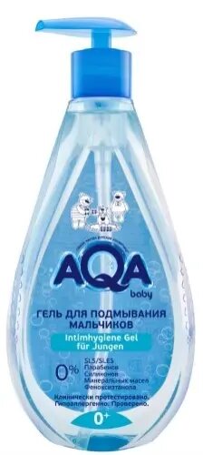Aqa baby гель для подмывания мальчиков 400 мл