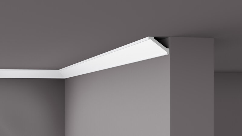 Плинтус потолочный NMC Wallstyl WT1, 1шт (длина 2м)