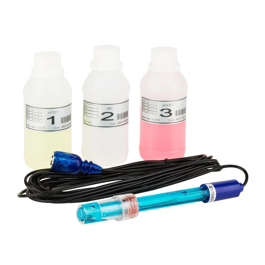 Комплект Aquaviva для измерения pH (датчик SPH-1; буферные растворы pH 4, pH 7), цена - за 1 шт