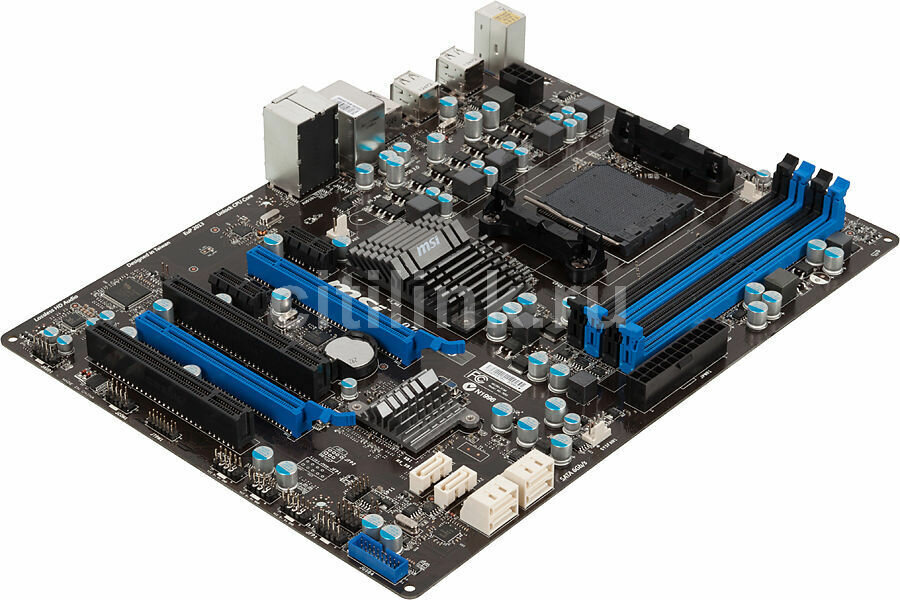 Материнская плата MSI 970A-G43 (970A-G43) - SocketAM3+, AMD 970, 4хDDR3-2133 МГц, 2хPCI-Ex16, ATX