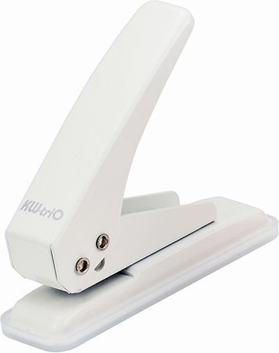 Дырокол Kw-Trio 09190WHITE макс:20лист. металл белый отв:1