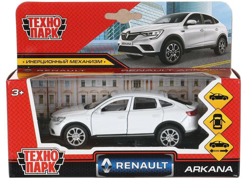 Машина металл "renault arkana" дл 12см, откр дв, багаж, инерц,