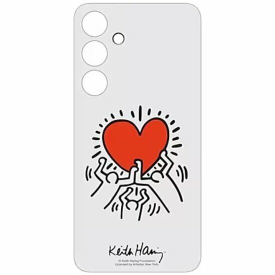 Чехол Samsung для Galaxy S24+, прозрачный со сменной карточкой (EF-MS926CWEGRU)