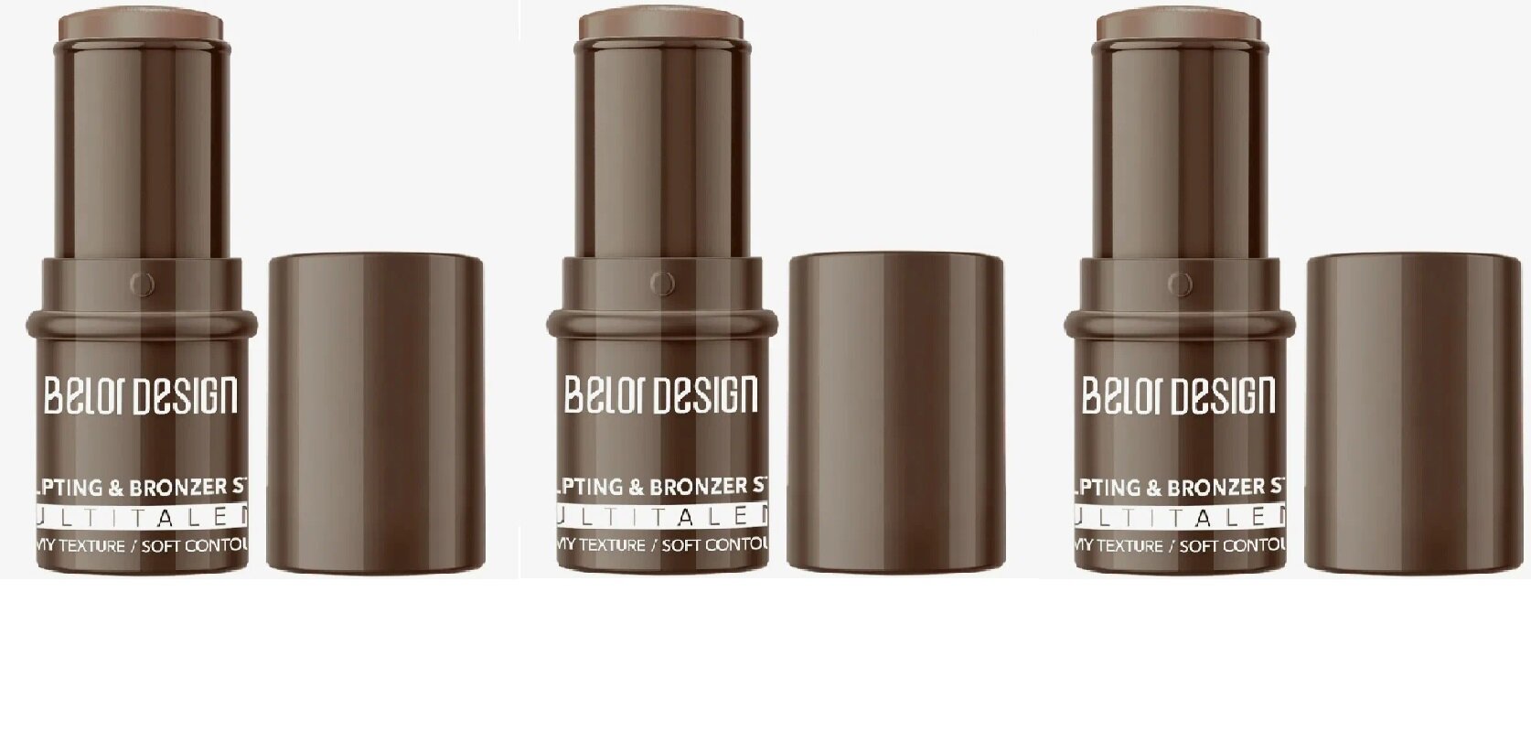 Стик-скульптор для лица BelorDesign Multitalent, тон 1, 3 шт, 20.1 гр.