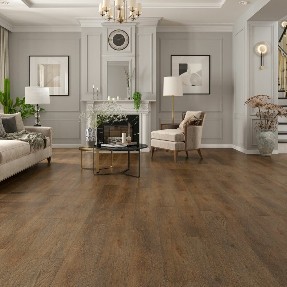 Кварц-виниловый ламинат (SPC) Tulesna OTTIMO 1004-11 Bello 2,23 м2, толщиной 4 мм