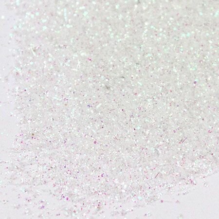 Блестки сухие для рукоделия 100 грамм белый- неон