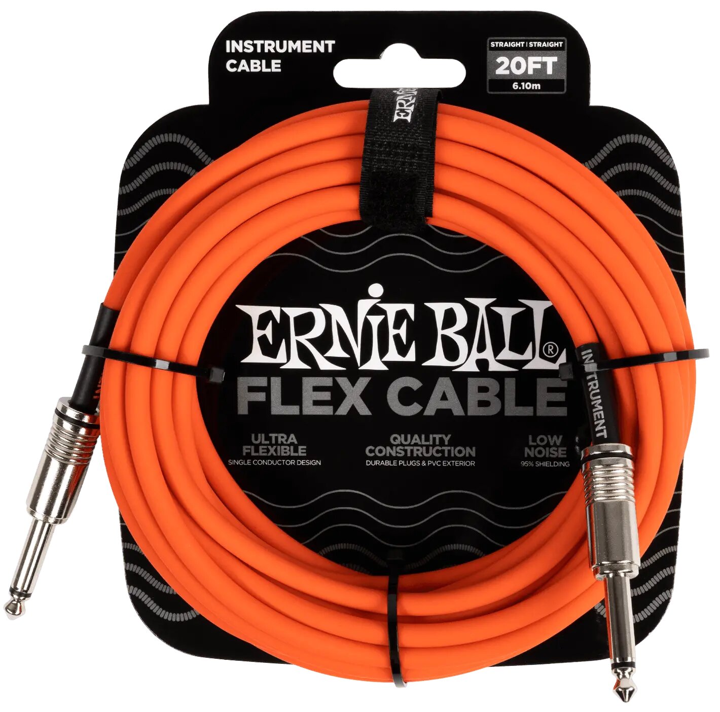 Инструментальный кабель Ernie Ball 6421 6м Flex Orange
