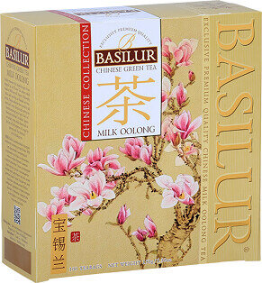 Чай зеленый BASILUR Молочный улун байховый, 100пак x 3 упаковки