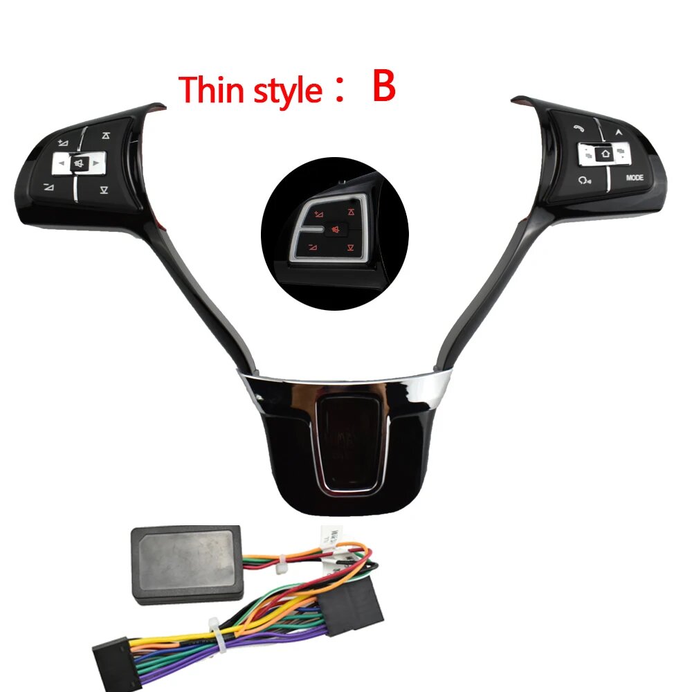 Высококачественная кнопка дистанционного управления на руль для Jetta Golf Polo Passat, Style B Thin
