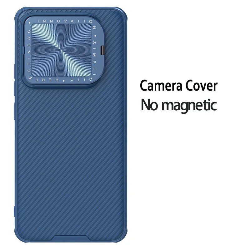 Чехол для Xiaomi 14/14 Pro, Blue, Camera Cover, без магнита