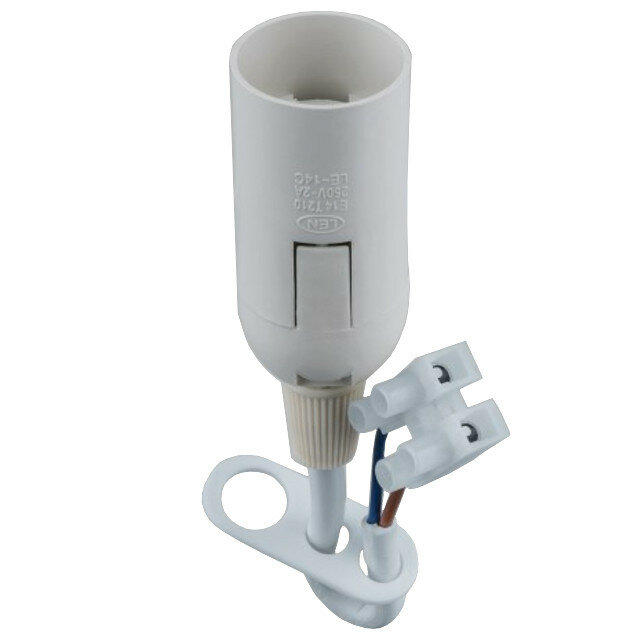 NAVIGATOR E14 Пластиковый Патрон с КЗВ Белый Надежный Элемент Светильников и Освещения