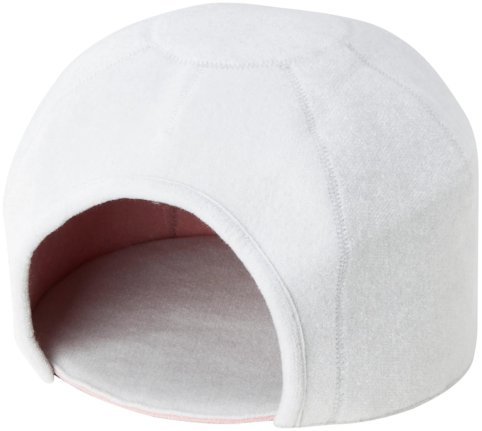 Домик для котов икеа Лурвиг, круглый, светло-серый, розовый, 34x34x25