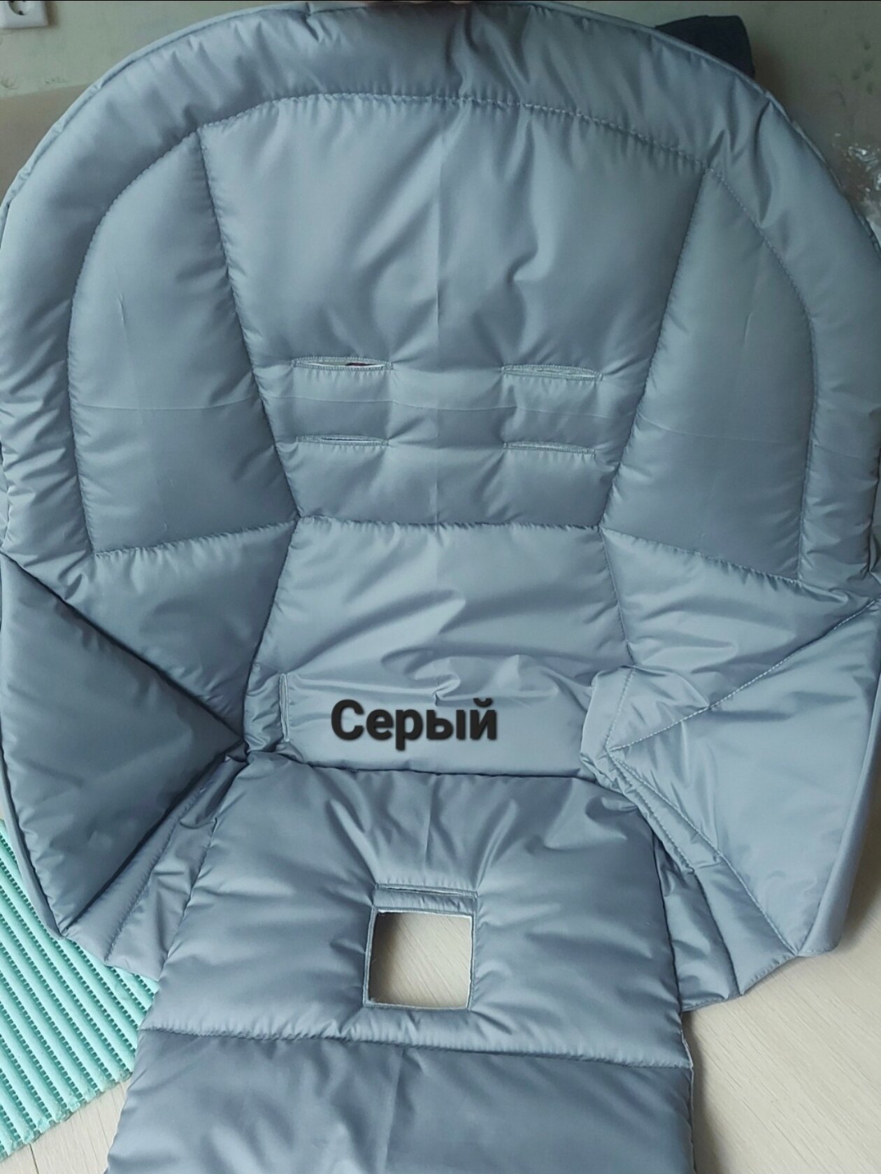 Серый Чехол на стульчик Peg Perego Tatamia/Siesta/Prima Pappa Zero3