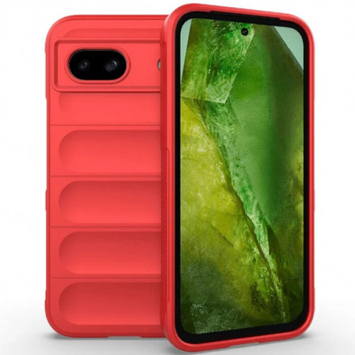Flex Silicone Противоударный чехол для Google Pixel 8a с защитой камеры и микрофиброй