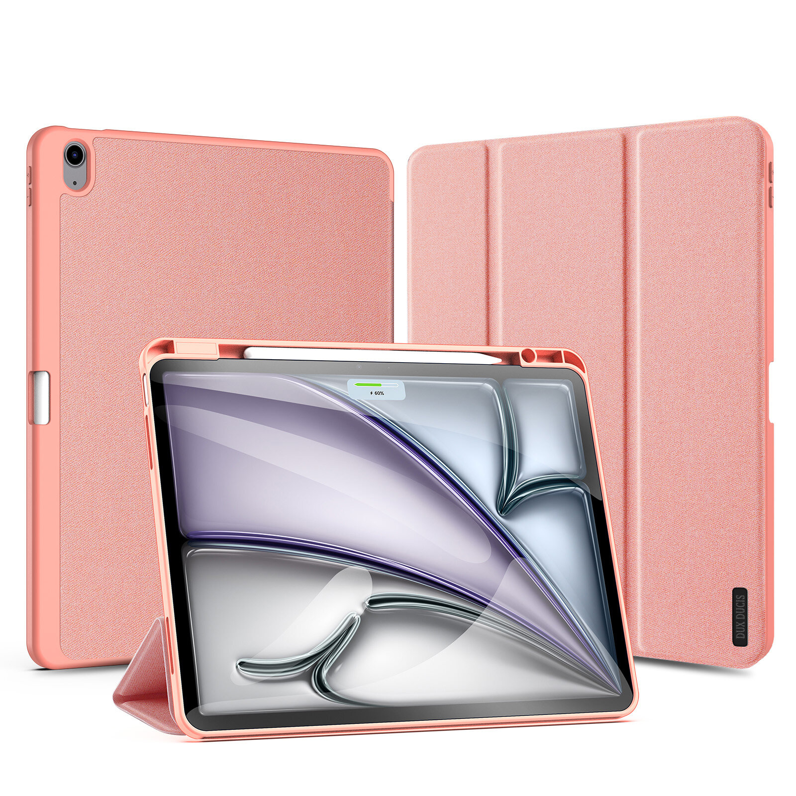 Чехол-книжка Dux Ducis для iPad Air 13 (2024), Domo series, розовый