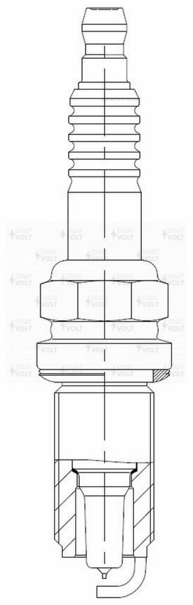 STARTVOLT VSP1910 Свеча для автомобилей Toyota Land Cruiser 200 (07-) 4.6i Ir