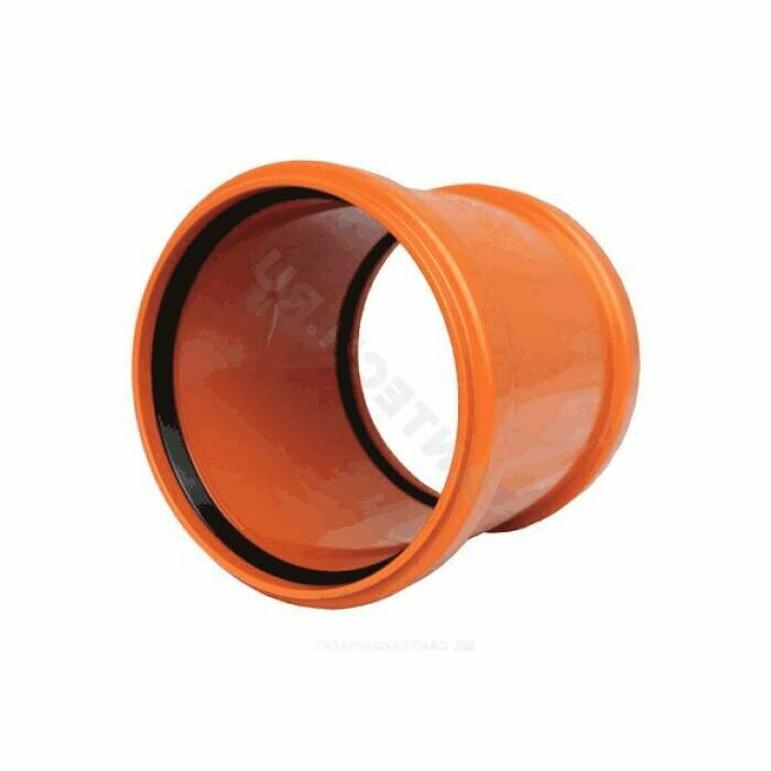 Муфта НПВХ ремонтная коричневая Дн 110 б/нап в/к Агригазполимер