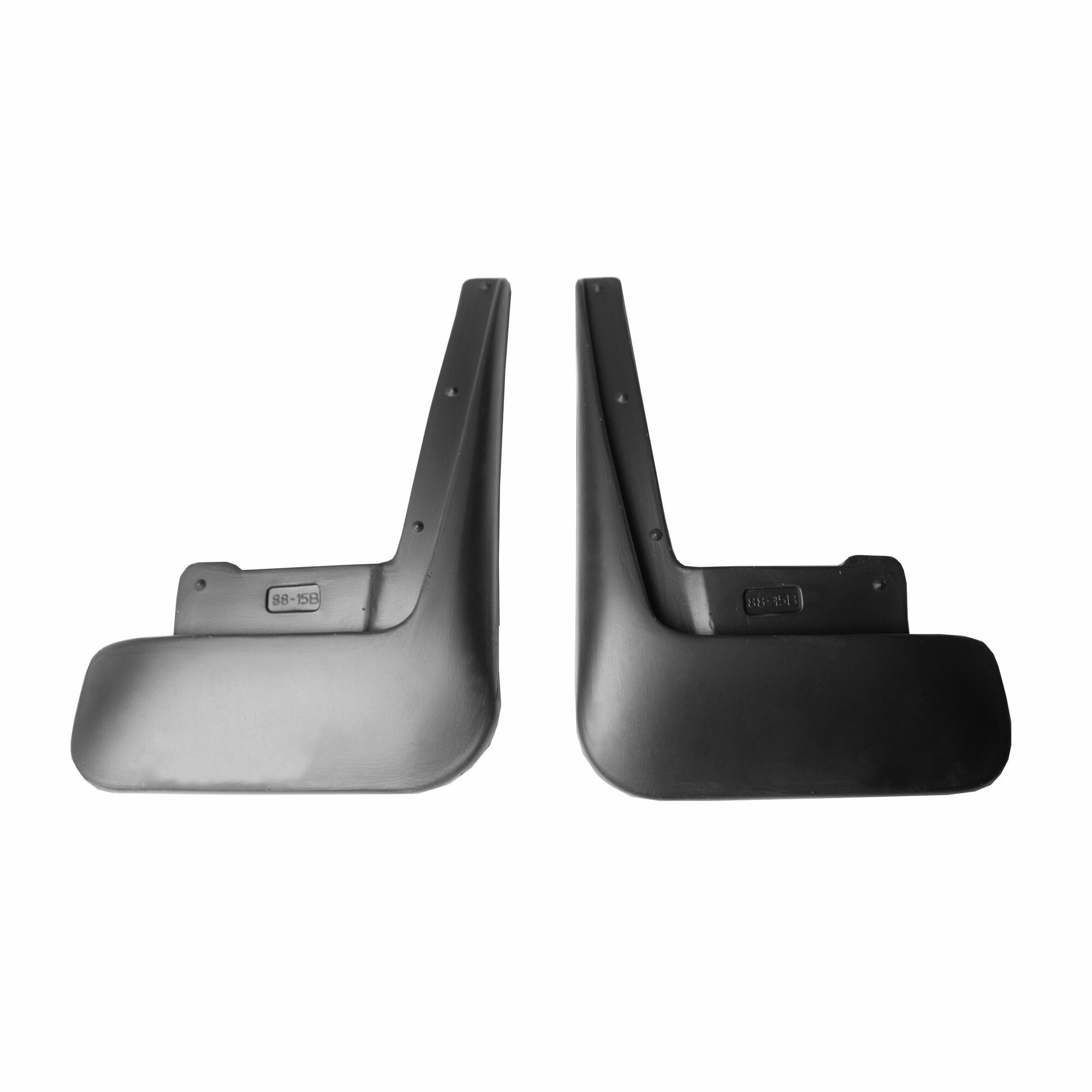 Брызговики Norplast для Toyota Corolla в кузове седан, плоские, Черные, 2013-2019 арт. NPL-Br-88-15B