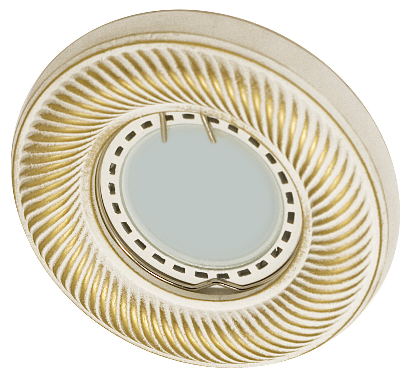 Встраиваемый гипсовый декоративный светильник RD-032 Wh/G