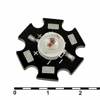 Осветительный светодиод 5W red 5V 100-120LM STAR