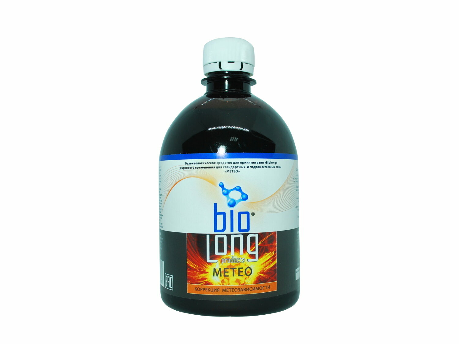 Biolong "Meteo" средство для принятия стандартных и гидромассажных ванн 500 мл.