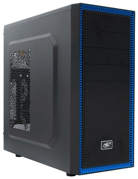 Корпус DEEPCOOL TESSERACT BF, без БП, черный, ATX