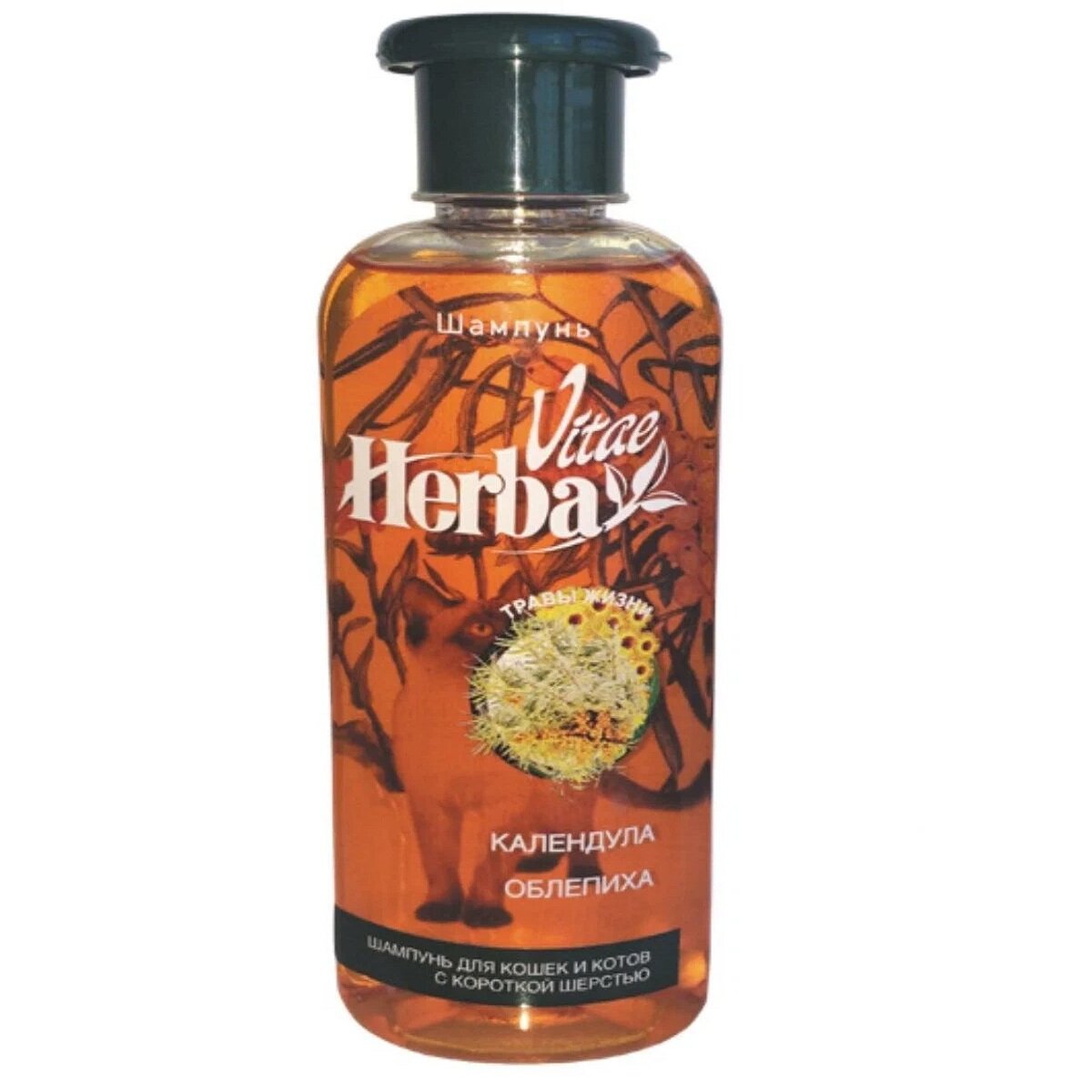 Herba Vitae шампунь для котов и кошек с короткой шерстью 250мл
