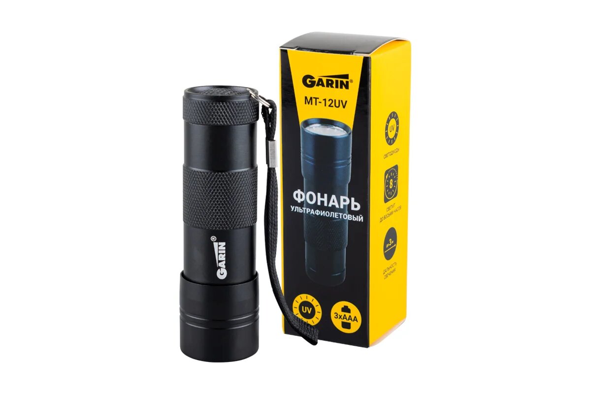 Garin Фонарь LUX MT-12UV оперативный ультрафиолетовый для поиска пятен 18810