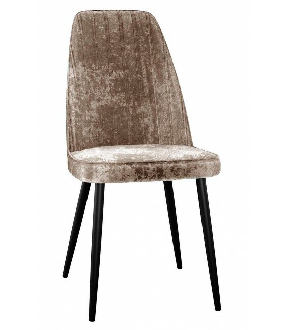 Стул Habranthus 326 микровелюр M05 шоколад, ножки черные