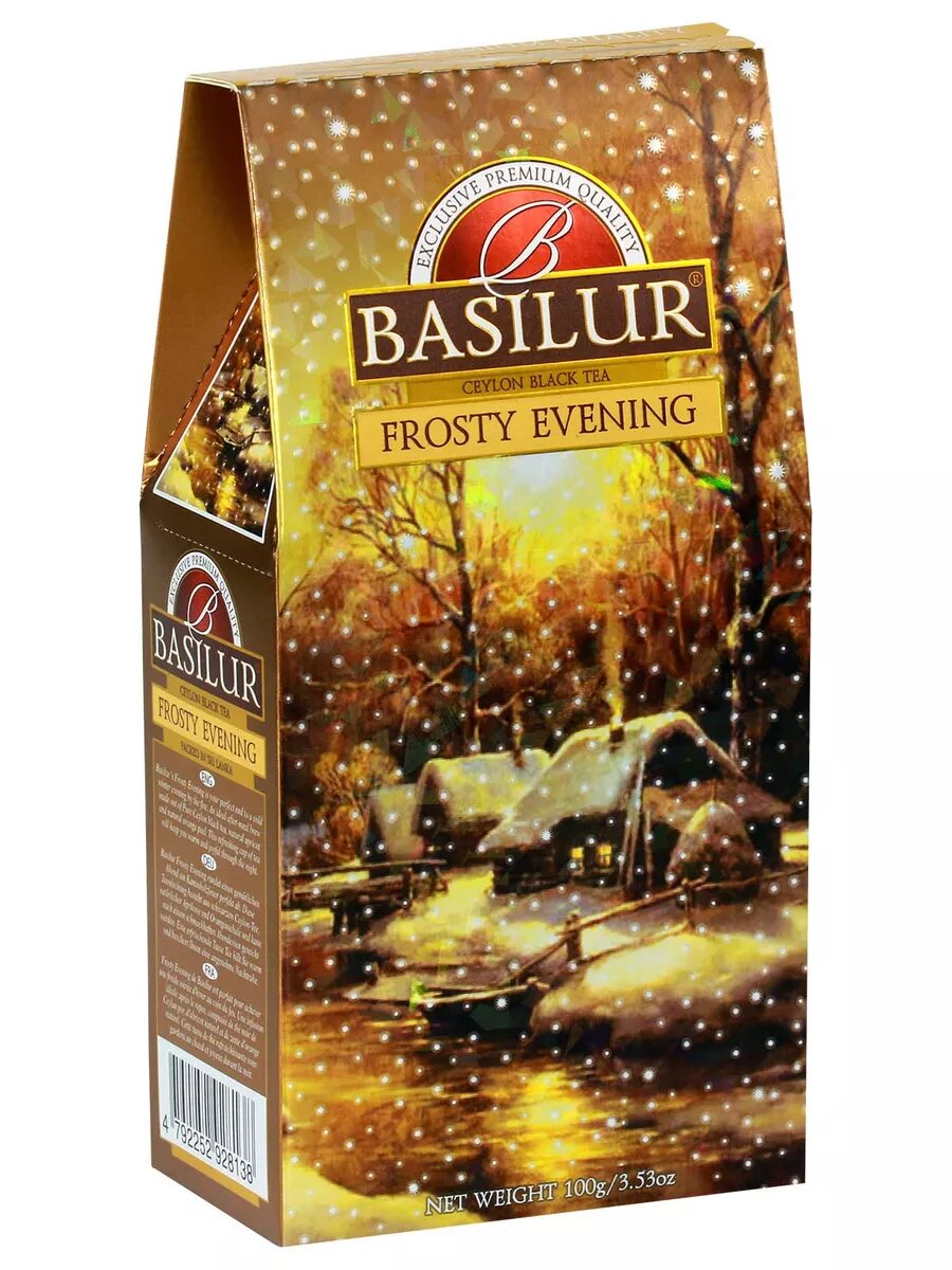 Чай черный Basilur Праздничная коллекции "Морозный вечер", 100 г