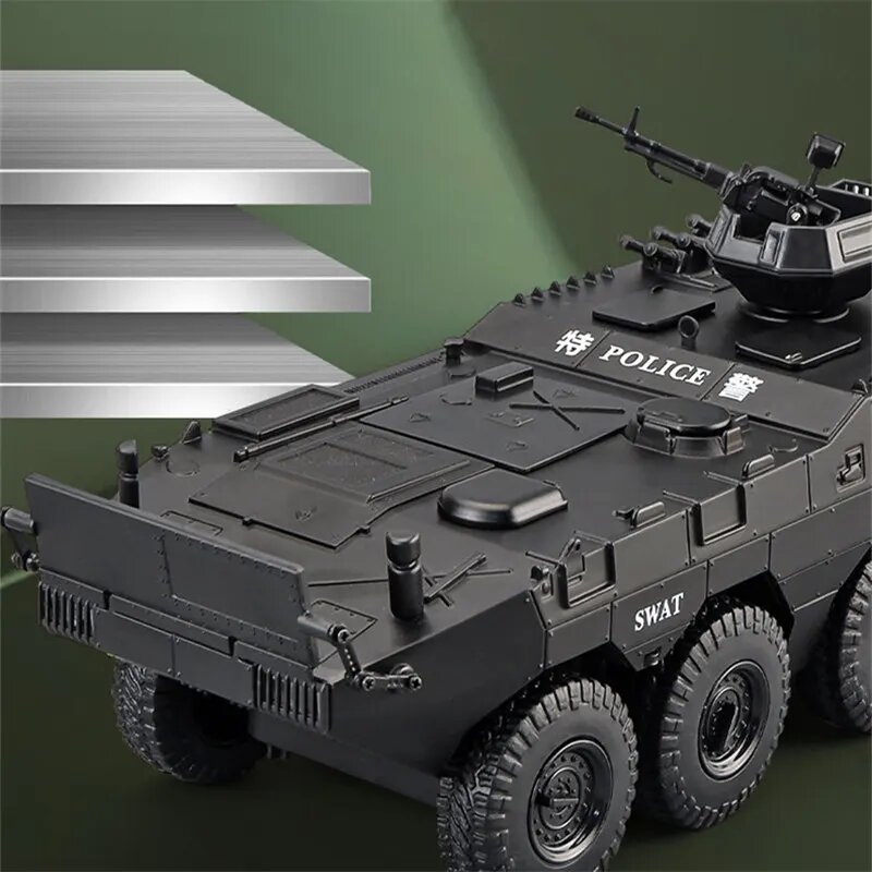 Модель бронеавтомобиля 08 IFV, золотистый, 1:24 — фото 1