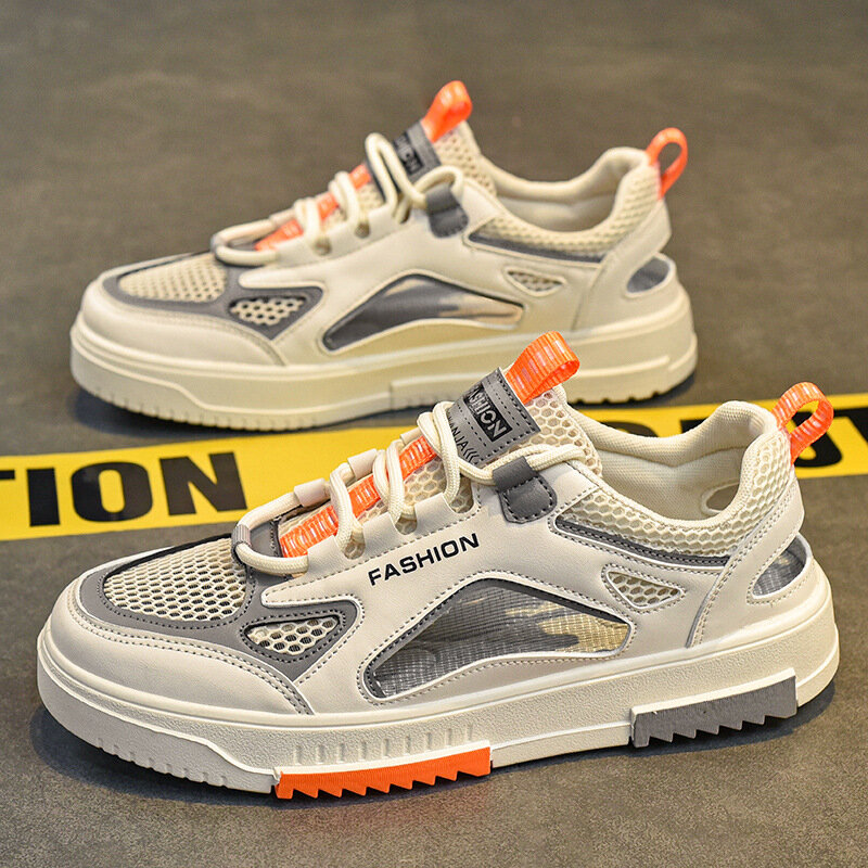 LUO Кроссовки Мужчины Лето Дыхающие Сетка Увеличенная Подошва/Miju