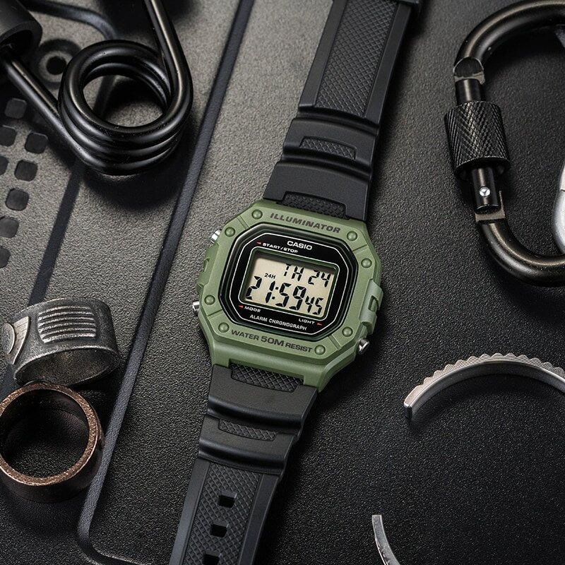 Наручные часы CASIO Collection, зеленый — фото 1