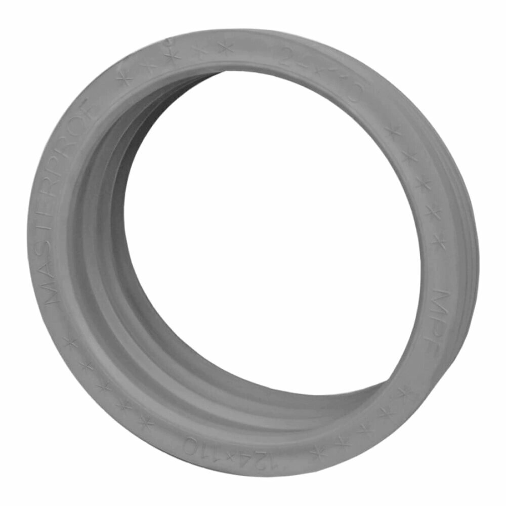 Переход канализационный MASTERPROF чугун-пластик умягченный 124х110 серый