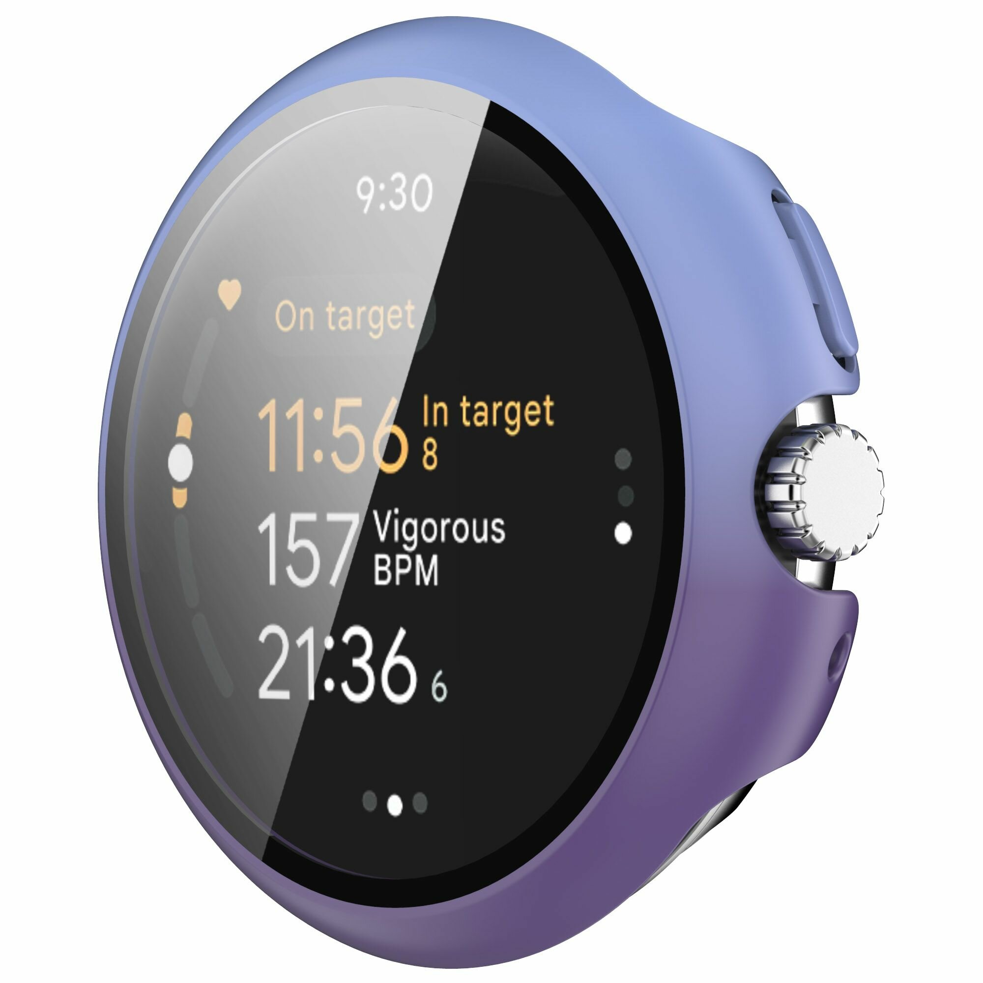Чехол на умные часы Google Pixel Watch 3 41mm/45mm - Противоударный тонкий бампер с защитой от повреждений, грязи и отпечатков