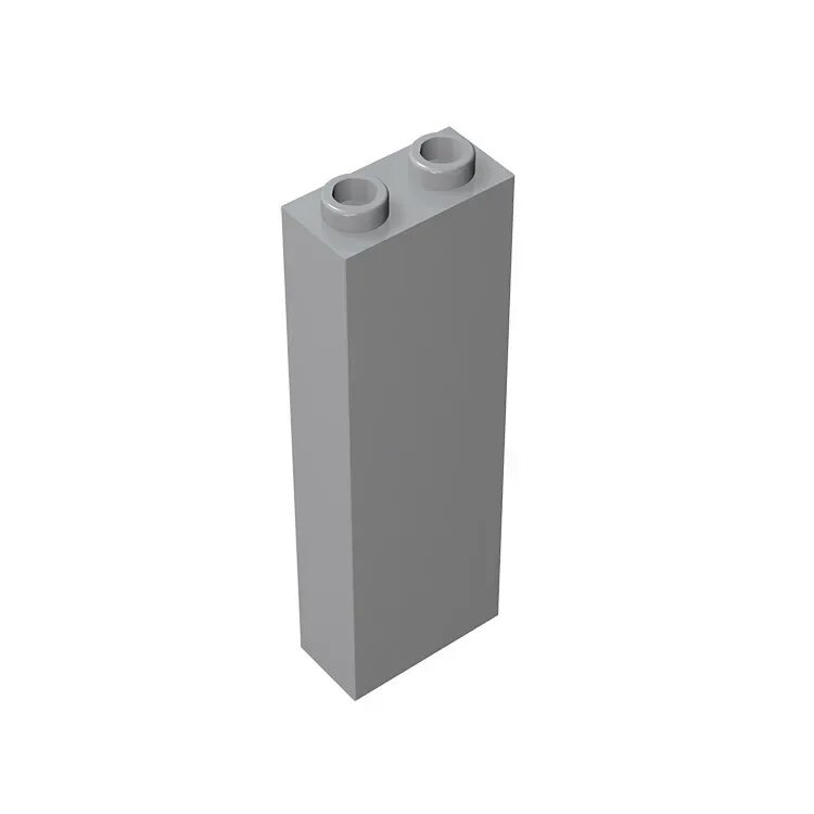 Строительные блоки Gobricks GDS-740, кирпичная настенная плитка 1X2X5-1x2x5, совместимая с 2454 46212, образовательная техническая своими руками