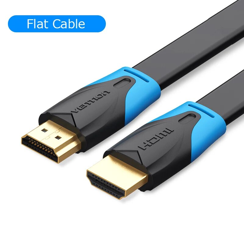 Кабель HDMI Vention 15M 4K 2.0 Class Flat Model, 1 м