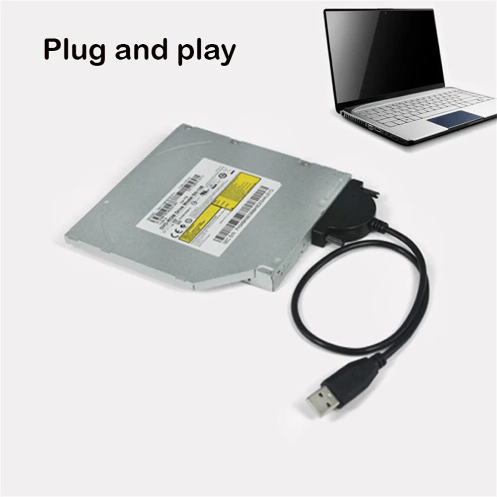 ICANING Адаптер USB 2.0 к Mini SATA II 7+6 13Pin