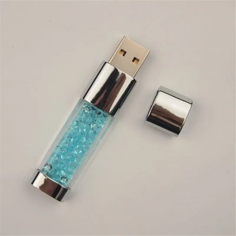 Модный кристалл USB 2,0 флэш-накопитель память подарок USB флэш-накопитель алмазный USB ключ флэш-память карта 64 ГБ 32 ГБ 16 ГБ 8 ГБ 4 ГБ