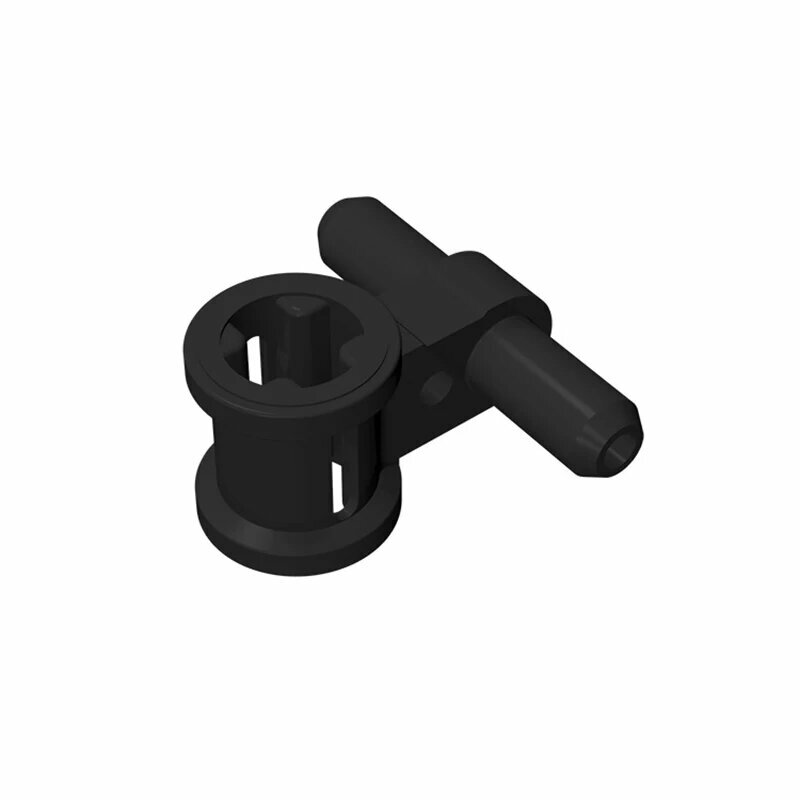 Черный крепеж Gobricks для пневматики, цвет 080